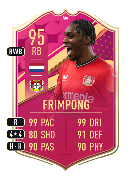 Jeremie Frimpong - EA SPORTS FC 25 SBC - FUT.GG