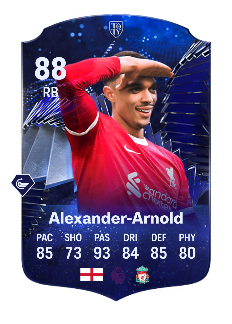 Assets - Trent Alexander-Arnold TOTY Honourable Mentions 88 OVR - FUT.GG