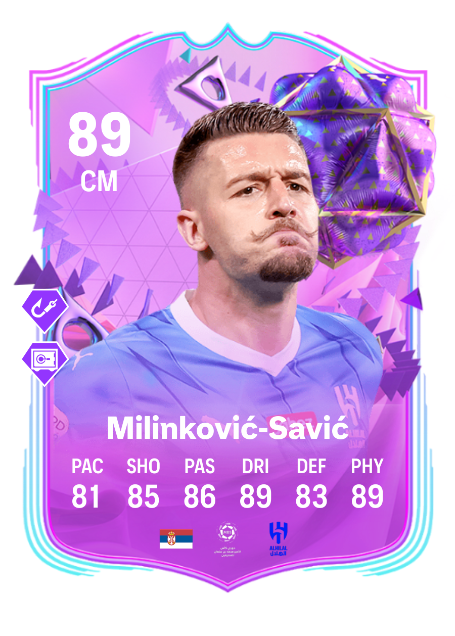Assets - Sergej Milinković-Savić Ultimate Birthday 89 OVR - FUT.GG