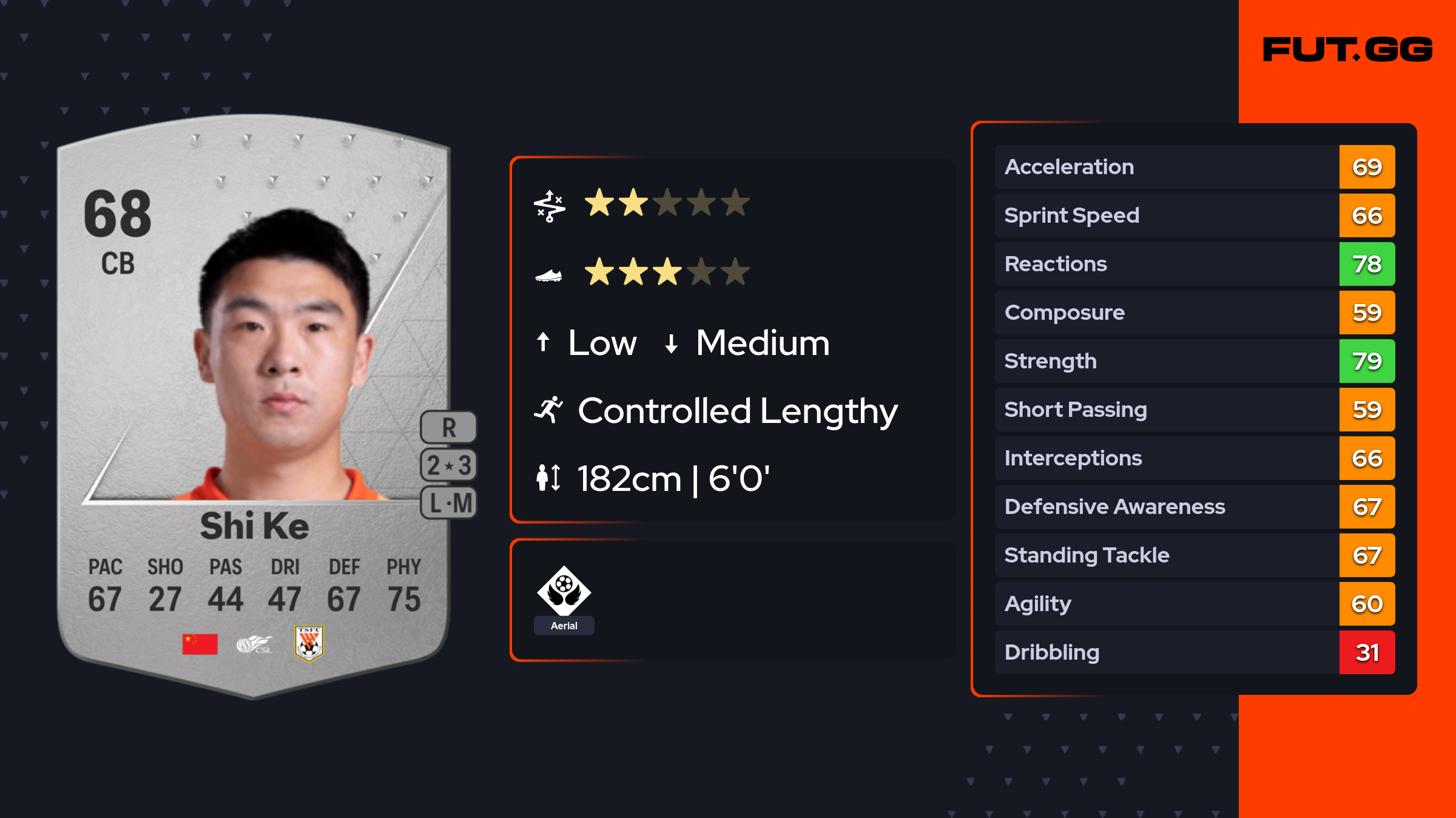 Shi Ke EA FC 24 Ratings, Prices, and Cards - FUT.GG
