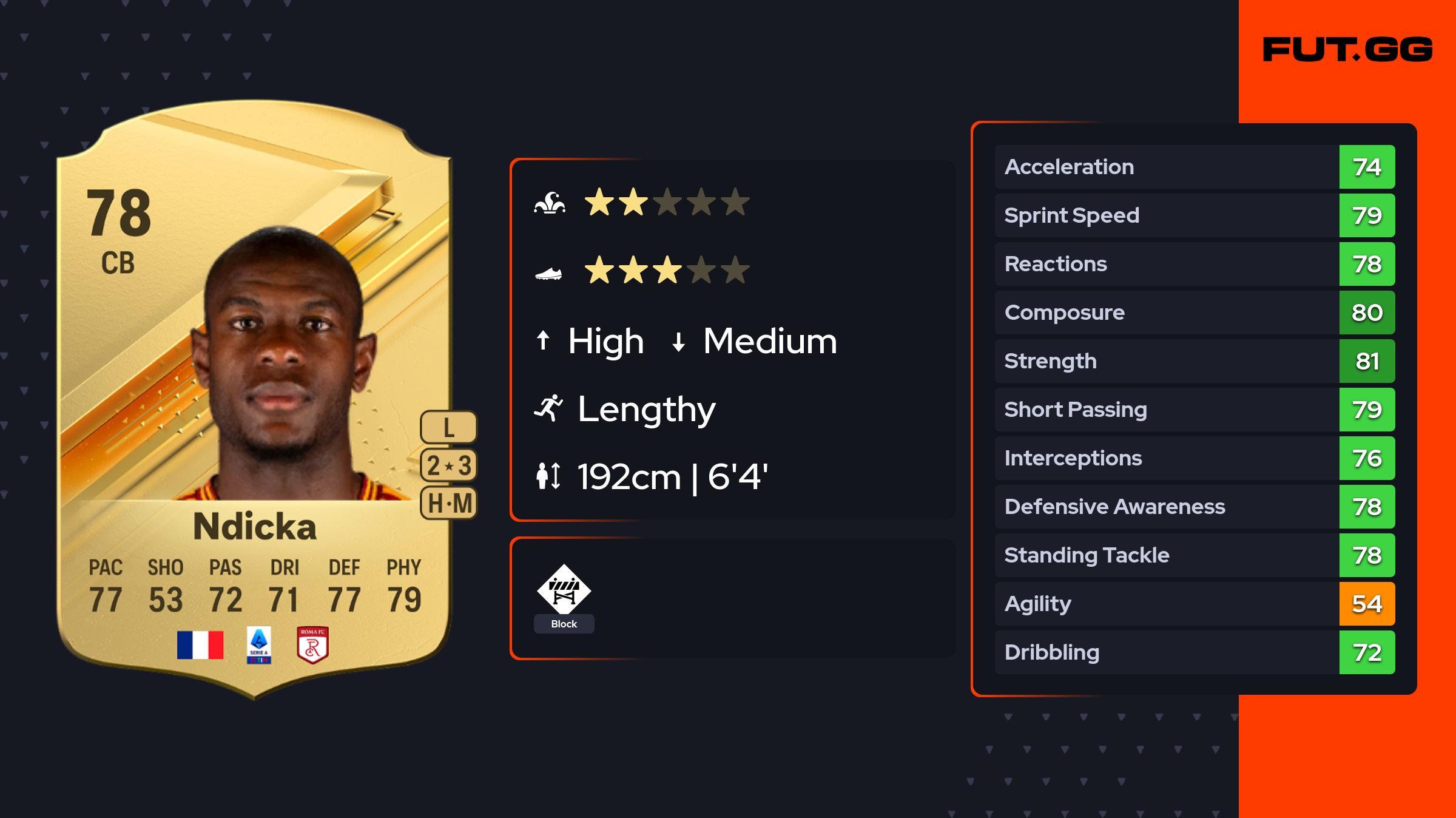 Evan Ndicka EA FC 24 Ratings, Prices, and Cards - FUT.GG