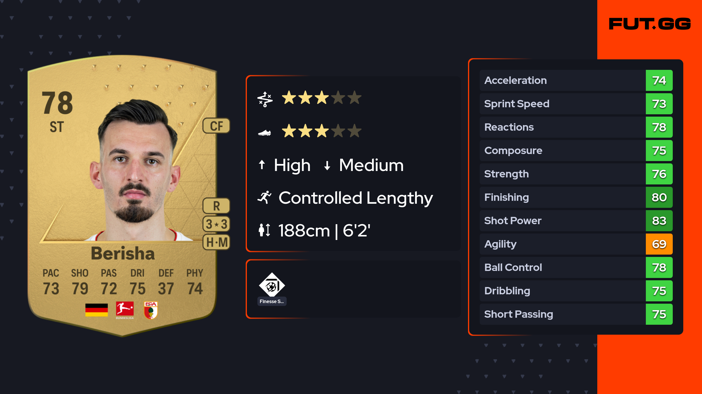 Mergim Berisha EA FC 24 Ratings, Prices, and Cards - FUT.GG