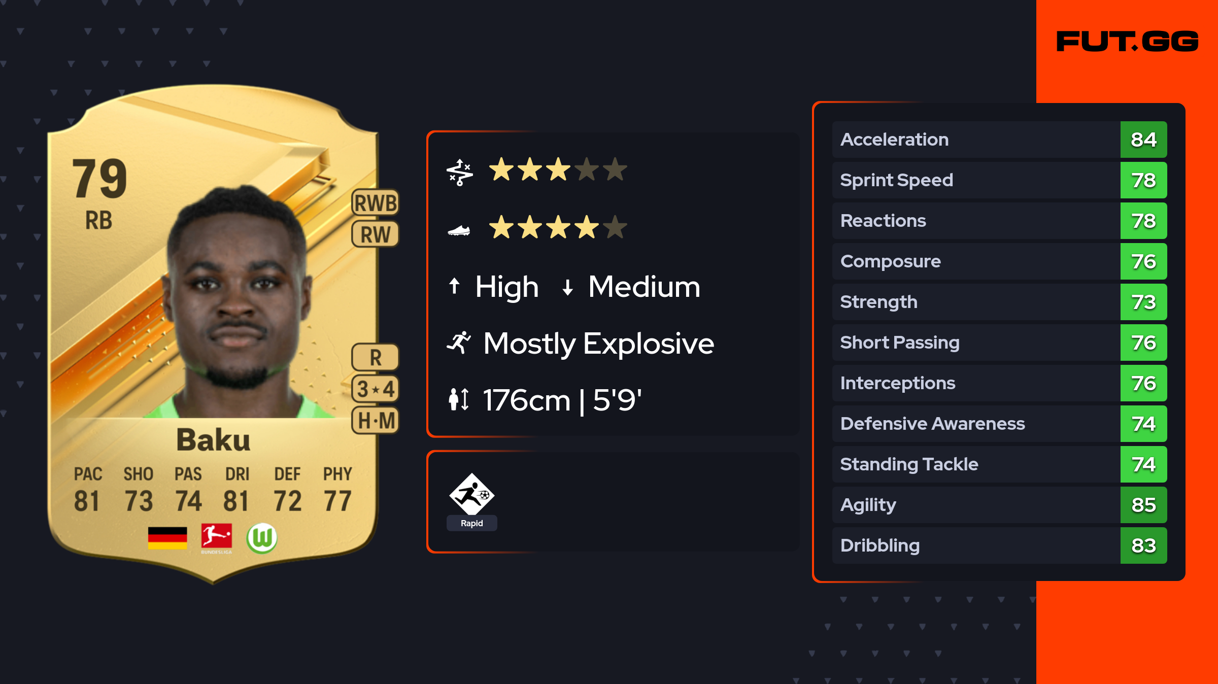 Ridle Baku EA FC 24 Ratings, Prices, and Cards - FUT.GG