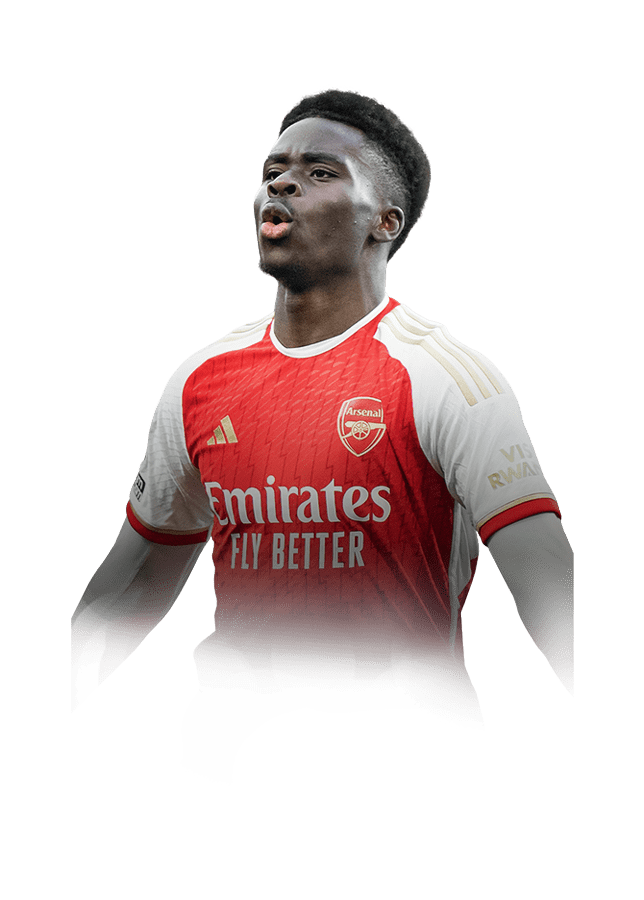 Bukayo Saka Evolutions in EA FC 24 - FUT.GG