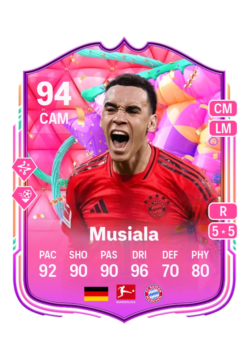Jamal Musiala EA FC 25 Ratings, Prices, and Cards - FUT.GG