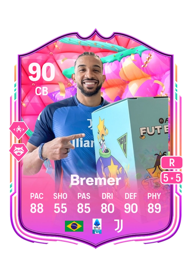 Bremer EA FC 25 Ratings, Prices, and Cards - FUT.GG