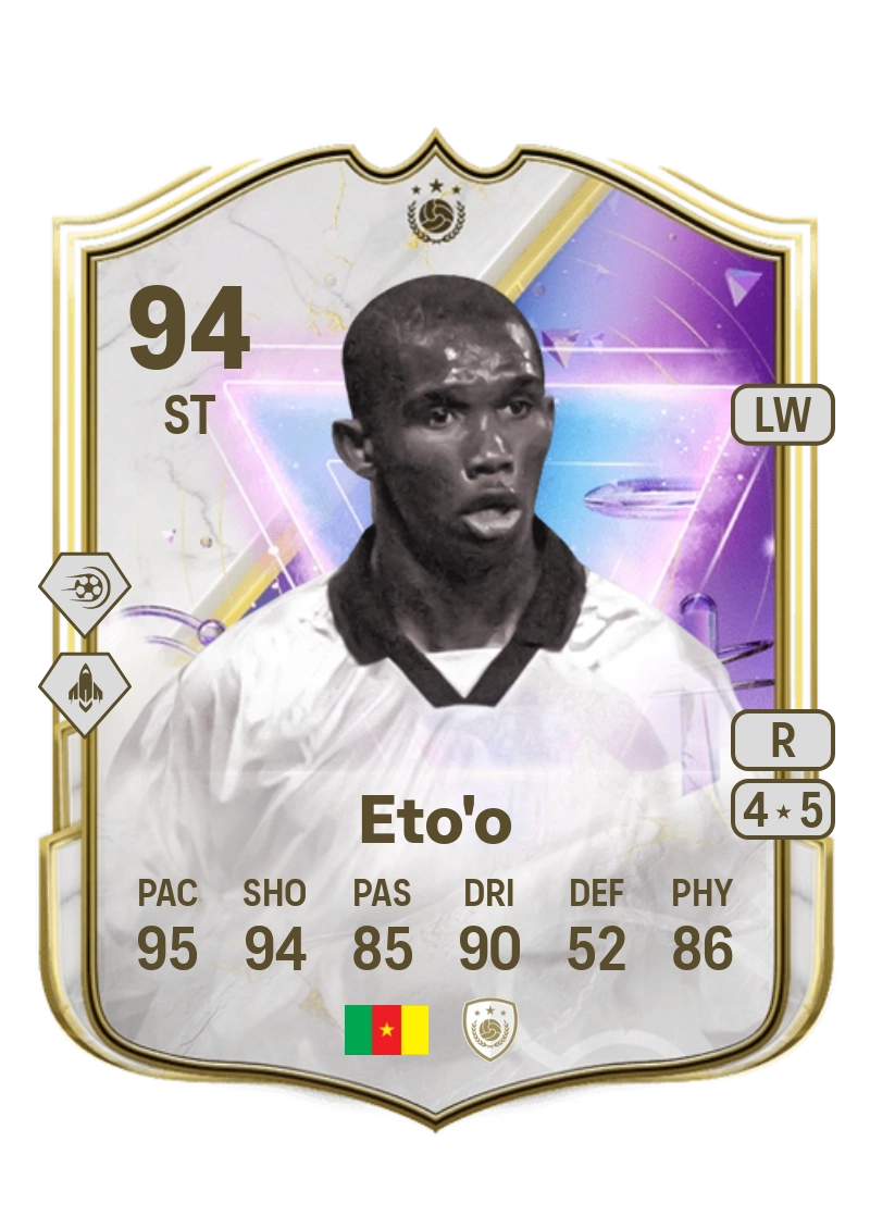 Samuel Eto'o EA FC 25 Ratings, Prices, and Cards - FUT.GG