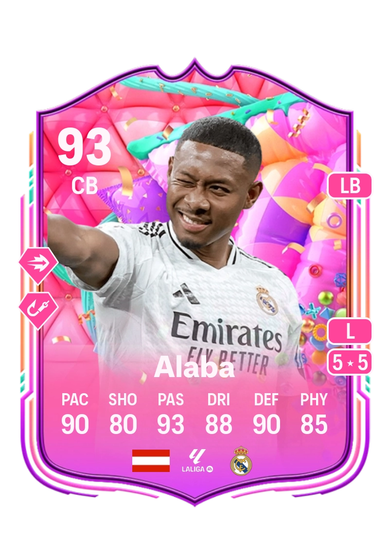 David Alaba EA FC 25 Ratings, Prices, and Cards - FUT.GG