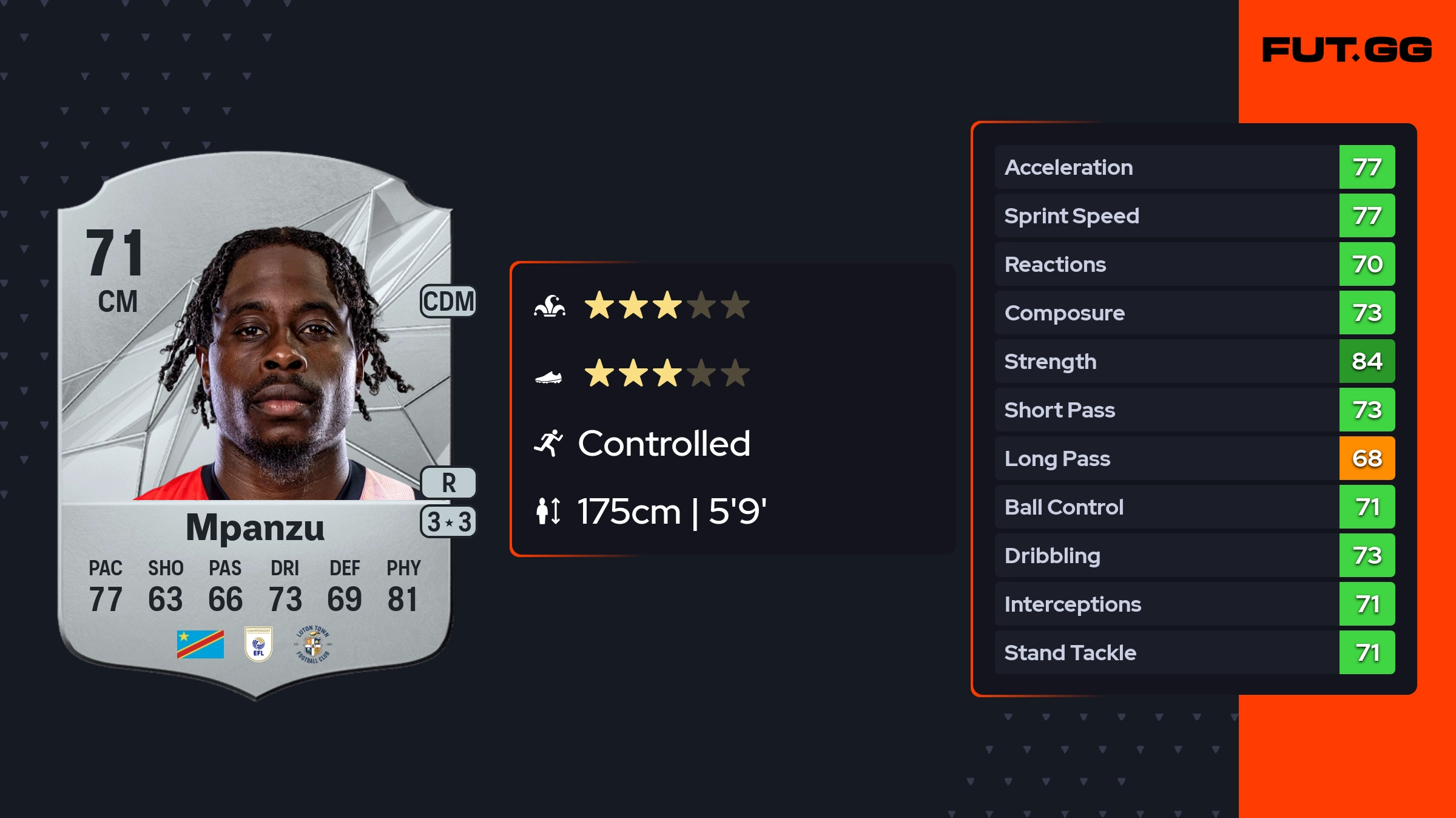 Pelly-Ruddock Mpanzu EA FC 25 Ratings, Prices, and Cards - FUT.GG