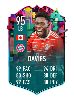 Alphonso Davies EA SPORTS FC - EA FC FUT Ratings, Prices, and Cards ...