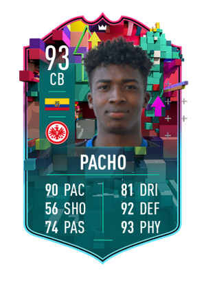 William Pacho EA SPORTS FC - EA FC FUT Ratings, Prices, and Cards - FUT.GG