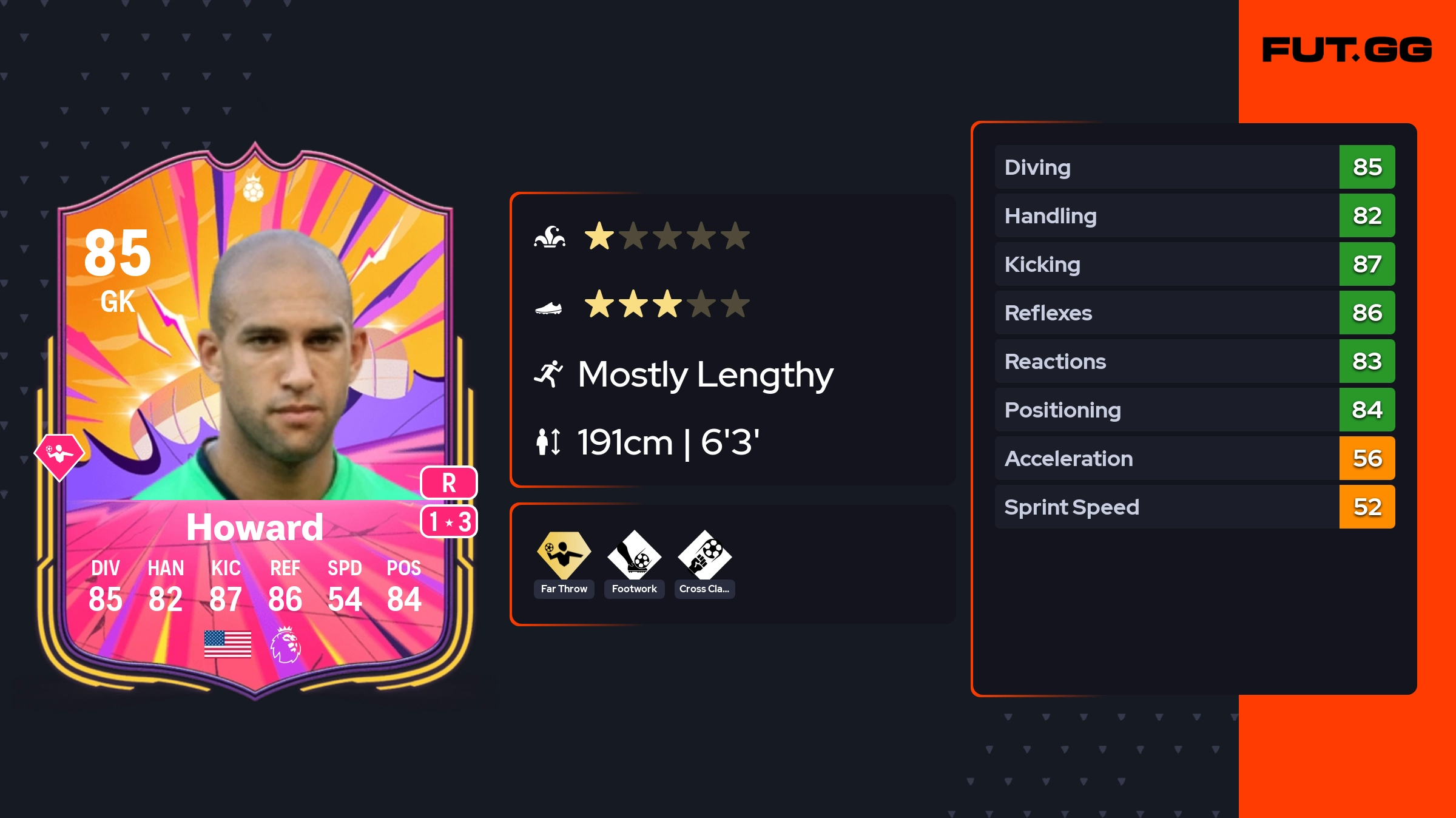 Tim Howard EA FC 25 Ratings, Prices, and Cards - FUT.GG