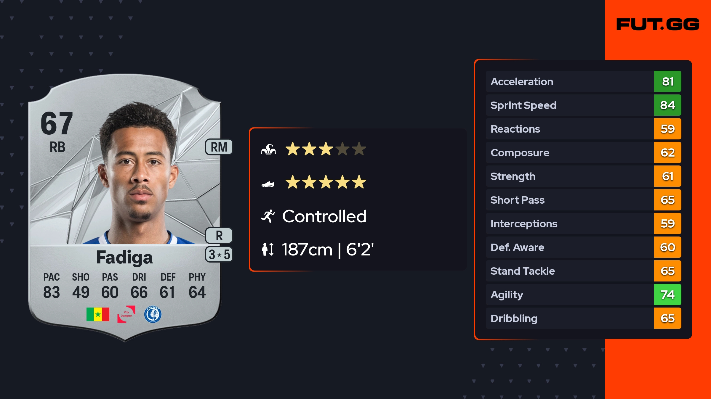 Noah Fadiga EA FC 25 Ratings, Prices, and Cards - FUT.GG
