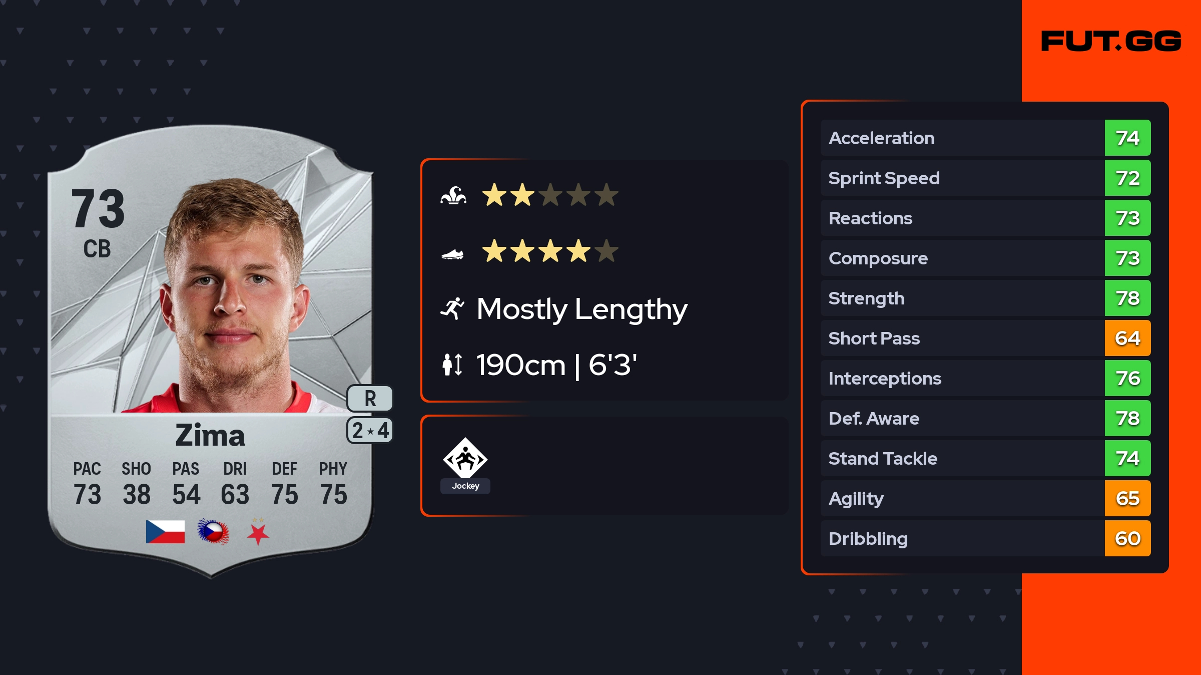 David Zima EA FC 25 Ratings, Prices, and Cards - FUT.GG