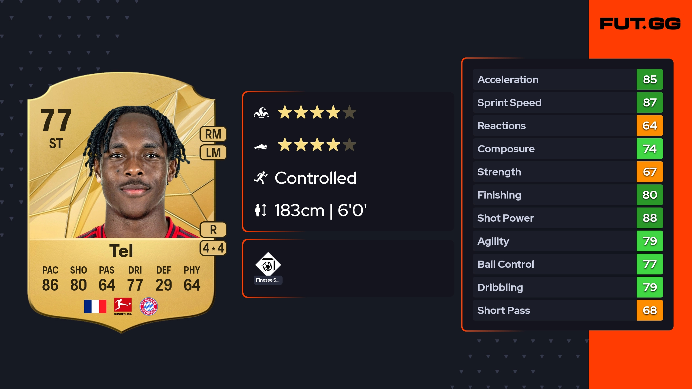 Mathys Tel EA FC 26 Ratings, Prices, and Cards - FUT.GG