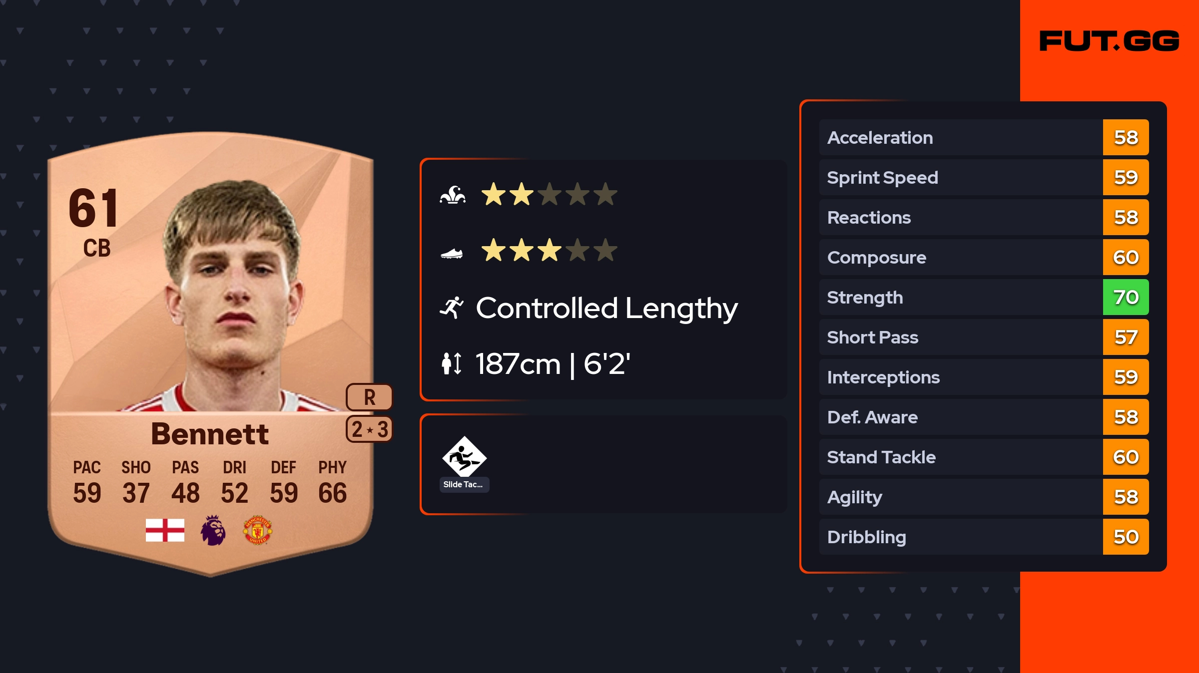 Rhys Bennett EA FC 25 Ratings, Prices, and Cards - FUT.GG