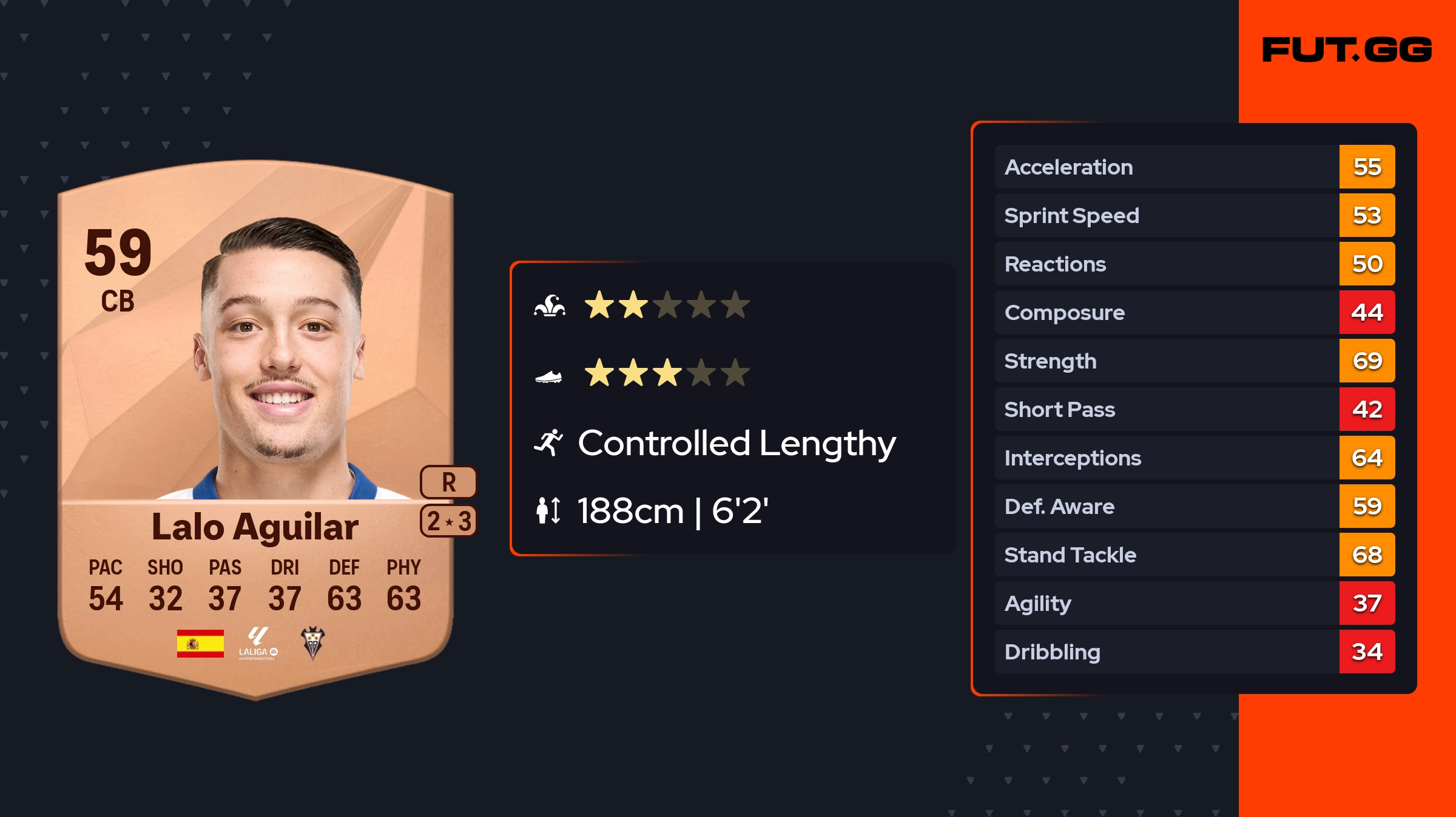 Lalo Aguilar EA FC 25 Ratings, Prices, and Cards - FUT.GG