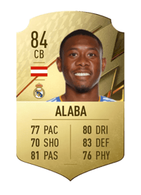 David Alaba EA FC 26 Ratings, Prices, and Cards - FUT.GG