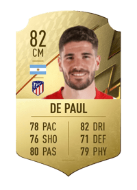 Rodrigo De Paul EA FC 26 Ratings, Prices, and Cards - FUT.GG