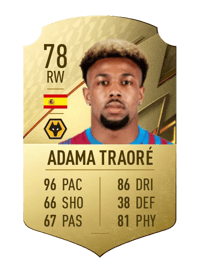 Adama Traoré EA FC 26 Ratings, Prices, and Cards - FUT.GG