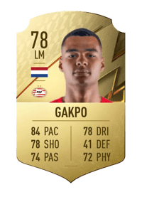Cody Gakpo EA FC 26 Ratings, Prices, and Cards - FUT.GG