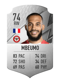 Bryan Mbeumo EA FC 26 Ratings, Prices, and Cards - FUT.GG