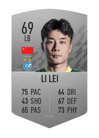 Li Lei EA FC 26 Ratings, Prices, and Cards - FUT.GG