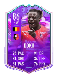 Jérémy Doku EA FC 26 Ratings, Prices, and Cards - FUT.GG