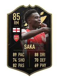 Bukayo Saka EA FC 26 Ratings, Prices, and Cards - FUT.GG