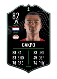 Cody Gakpo EA FC 26 Ratings, Prices, and Cards - FUT.GG