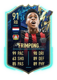 Jeremie Frimpong EA FC 26 Ratings, Prices, and Cards - FUT.GG