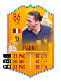 Adrien Rabiot EA FC 26 Ratings, Prices, and Cards - FUT.GG
