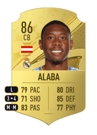 David Alaba EA FC 26 Ratings, Prices, and Cards - FUT.GG