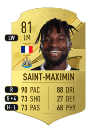 Allan Saint-Maximin EA FC 26 Ratings, Prices, and Cards - FUT.GG