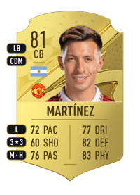 Lisandro Martínez EA FC 26 Ratings, Prices, and Cards - FUT.GG
