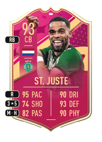 Jeremiah St. Juste EA FC 26 Ratings, Prices, and Cards - FUT.GG