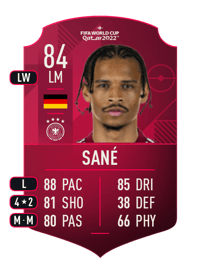 Leroy Sané EA FC 24 Ratings, Prices, and Cards - FUT.GG