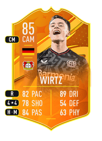 Florian Wirtz EA FC 26 Ratings, Prices, and Cards - FUT.GG
