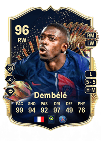 Ousmane Dembélé EA FC 26 Ratings, Prices, and Cards - FUT.GG