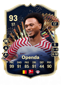 Loïs Openda EA FC 26 Ratings, Prices, and Cards - FUT.GG