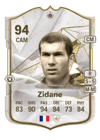 Zinedine Zidane EA FC 26 Ratings, Prices, and Cards - FUT.GG