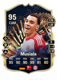 Jamal Musiala EA FC 26 Ratings, Prices, and Cards - FUT.GG
