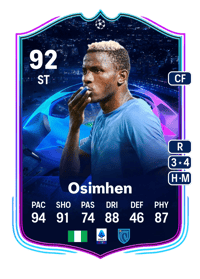 Victor Osimhen EA FC 26 Ratings, Prices, and Cards - FUT.GG