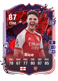 Declan Rice EA FC 26 Ratings, Prices, and Cards - FUT.GG