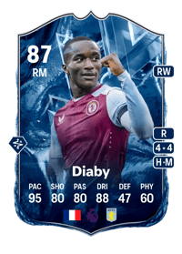Moussa Diaby EA FC 26 Ratings, Prices, and Cards - FUT.GG