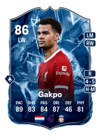 Cody Gakpo EA FC 26 Ratings, Prices, and Cards - FUT.GG