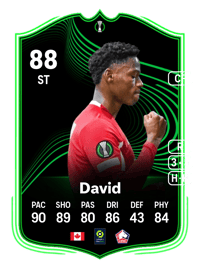 Jonathan David EA FC 26 Ratings, Prices, and Cards - FUT.GG