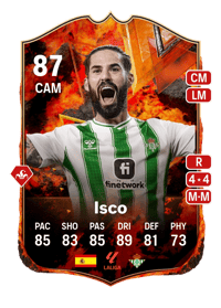 Isco EA FC 25 Ratings, Prices, and Cards - FUT.GG