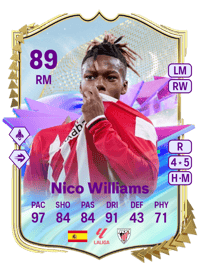 Nico Williams EA FC 26 Ratings, Prices, and Cards - FUT.GG