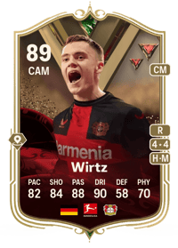 Florian Wirtz EA FC 26 Ratings, Prices, and Cards - FUT.GG